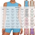 Cagogo Women's Plus Size 2 Piece Outfit Round Neck Sleeveless Tank Top ...
