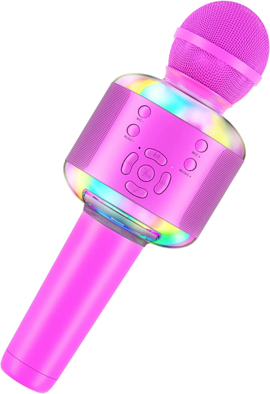 Fitfirst Wireless Bluetooth Karaoke Microphone，Kids Microphone with ...