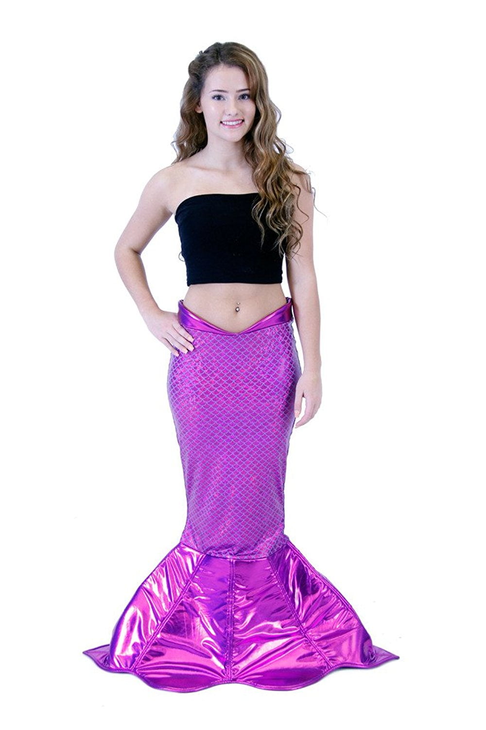 Magical Mermaid Sparkle Tail DELUXE Costume - Walmart.com
