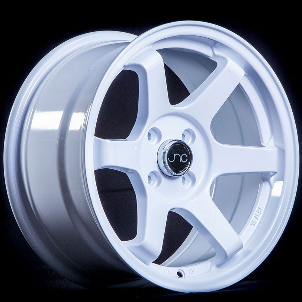 For 17x9 inch (1 Single Wheel Only) JNC Wheels - 17" JNC007 White Rim ...