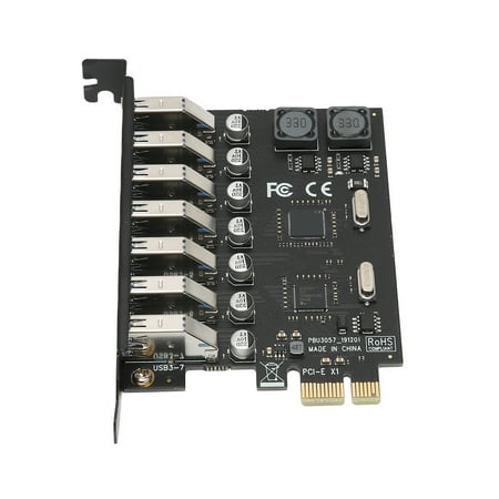 USB3.0 5Gbps Expansion Card, PCB Material 7-Port Expansion Card For ...