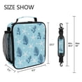 ALAZA Summer Coral Starfish Lunch Box Insulated Cooler Lunch Bag with ...