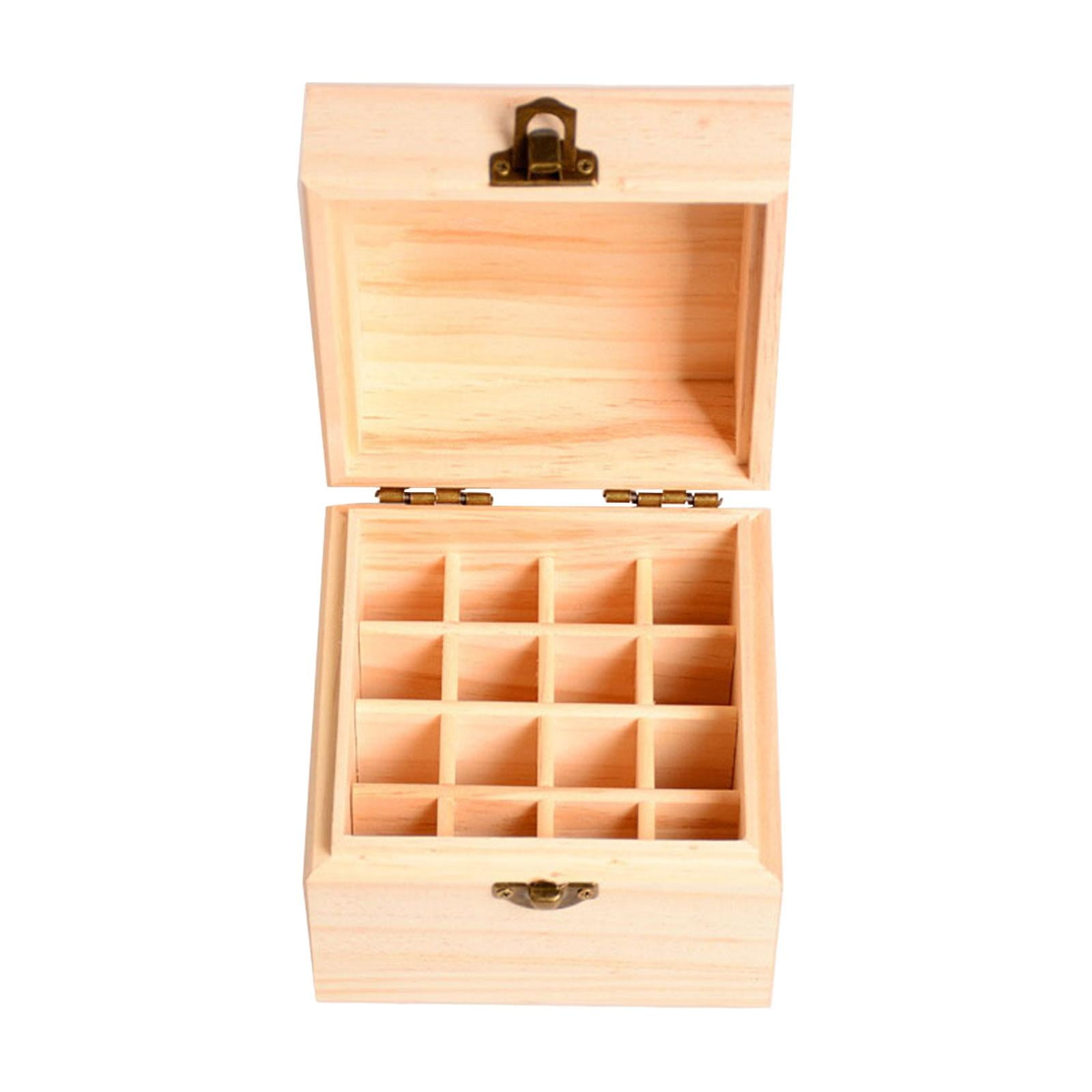 Essential Oil Storage Box Case Wooden Essential Oil Box for Travel ...