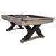 American Legend Kirkwood 90" Billiard Table with Rustic Finish, K ...