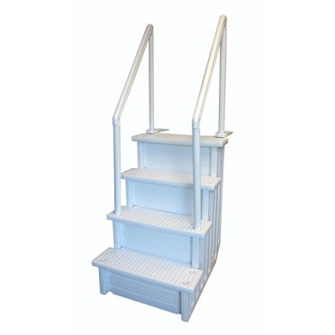 Blue Wave Easy Entry Above Ground Pool Step for Adults - Durable ...