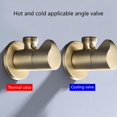 Giaone Steel Brass Angle Valves Strong Resistant Designs for Hot Cold ...