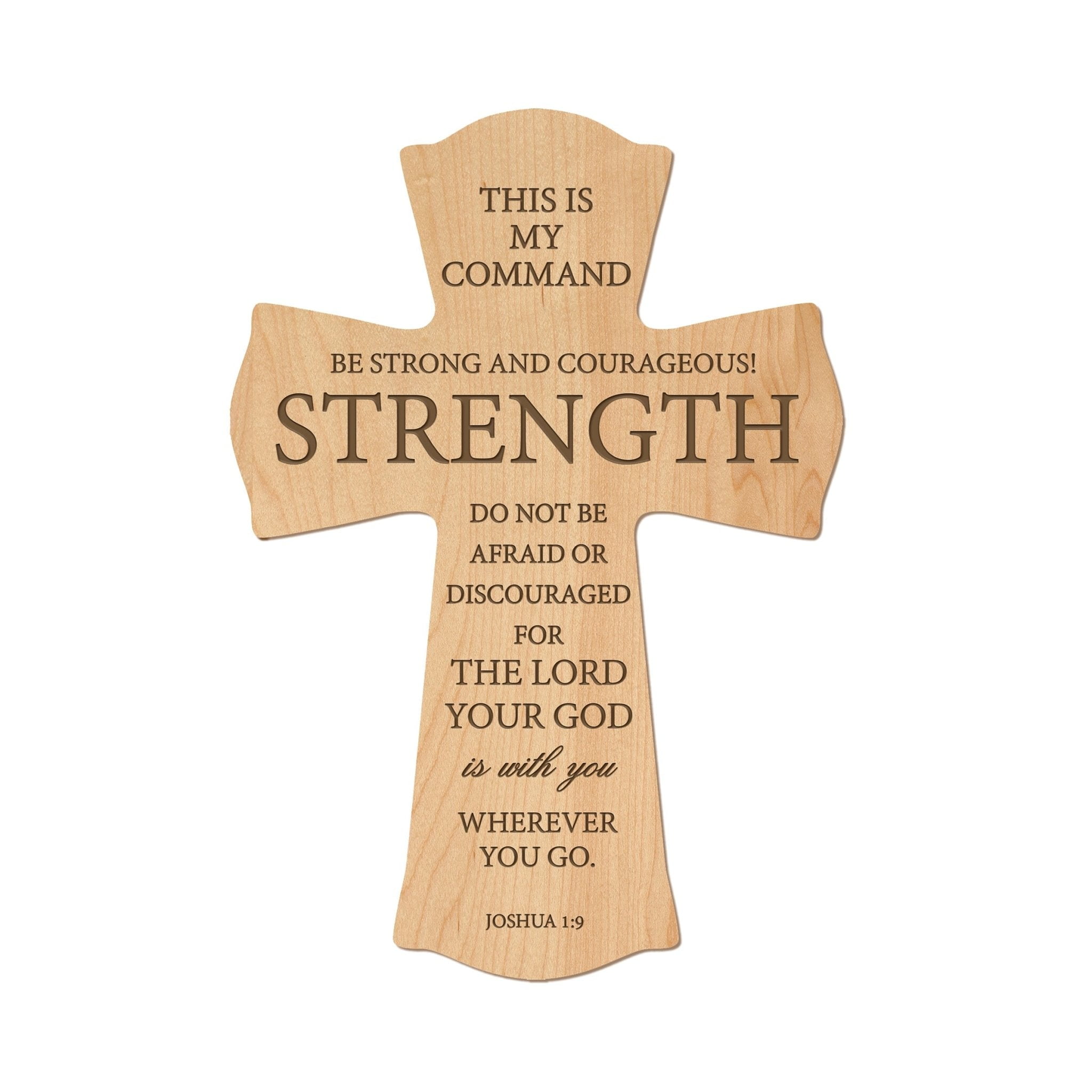 Every Day Wall Cross 8” x 11.25” - This Is My Command - Walmart.com