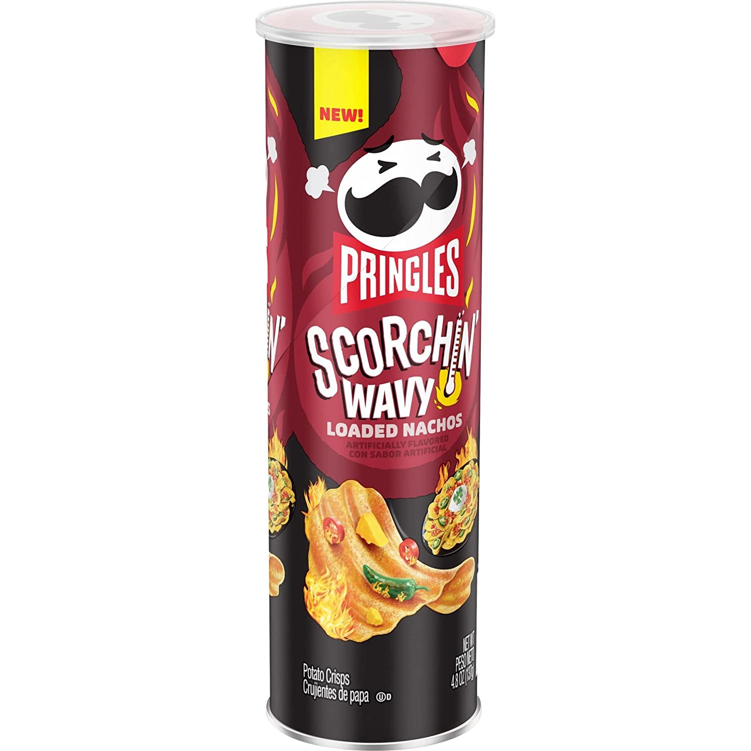 Pringles Scorchin Wavy Potato Crisps Chips, Lunch Botswana | Ubuy