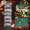 BSJJY Christmas Red Money Box, 6 Card Slots Surprise Party Gift Holder ...