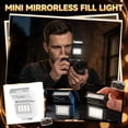 Mini Camera Top LED Video Light Rechargeable Continuous Fill Light for ...