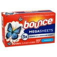 Bounce Mega Dryer Sheets, Fresh Breeze, 50 Count - Walmart.com