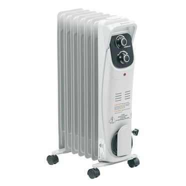 Costway 1500W Electric Oil Filled Radiator Space Heater 5-Fin ...