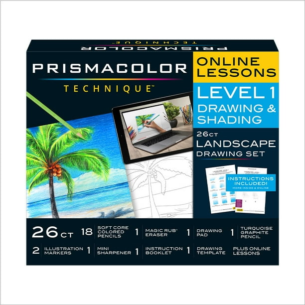 Prismacolor Technique, Art Supplies & Digital Art Lessons, Landscape ...