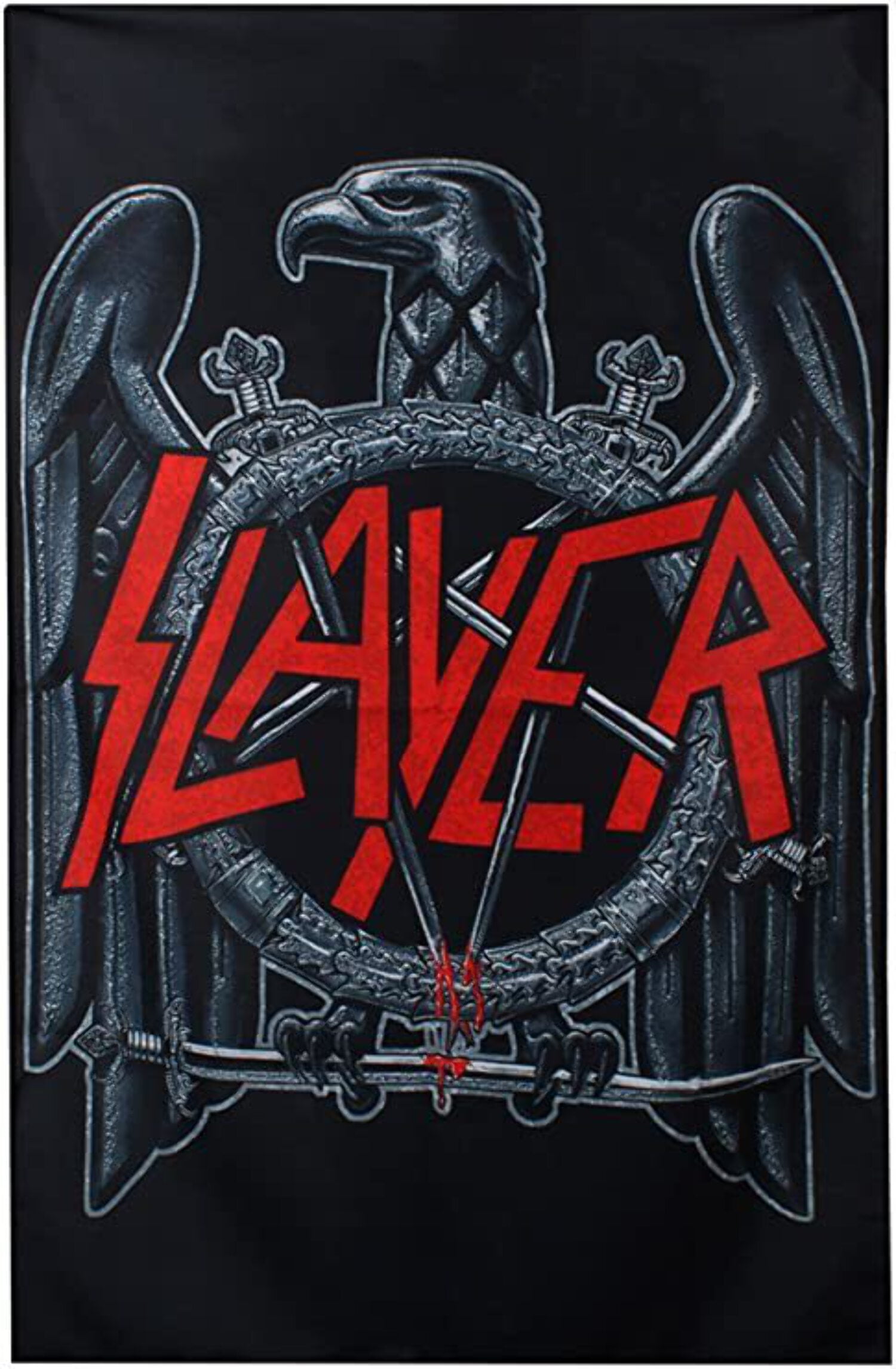 Slayer - Black Eagle Textile Poster Flag - Walmart.com