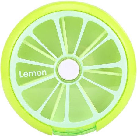 SHARKDO Green Pill Box Mini Easy-to-Carry Pill Container Medicine Box ...