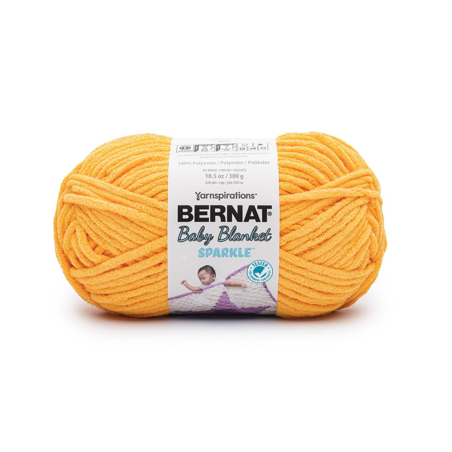 Click here for Bernat Baby Blanket Sparkle Yarn  Polyester #6 Sup... prices