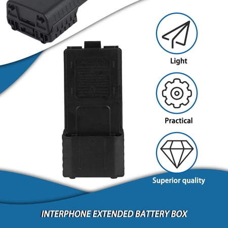 Plastic Battery Box Case Portable Battery Storage Case for Baofeng F8 ...