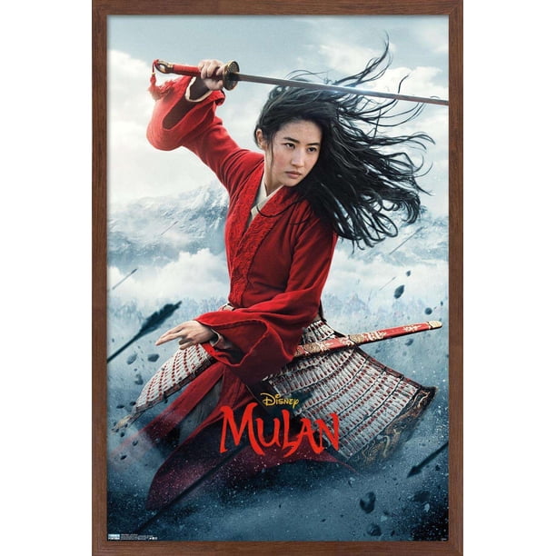 Disney Mulan - One Sheet Wall Poster, 22.375" x 34", Framed - Walmart.com
