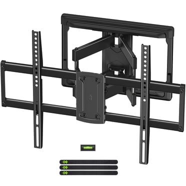 onn. Full Motion TV Wall Mount for TVs 47-84", Dual Swivel Articulating ...