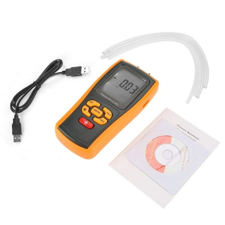 Digital Handheld Manometer，10kPa Differential Pressure Gauge Meter ...