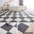 Area Rugs Interlocking Plush Foam Floor Tiles, 30×30cm, Soft Velvet ...