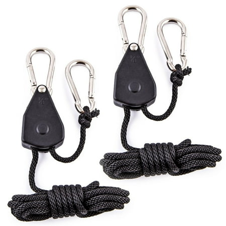 HEIBIN Ratchet Ropes with Hooks Rope Pulley Ratchet Adjustable Ratchet ...