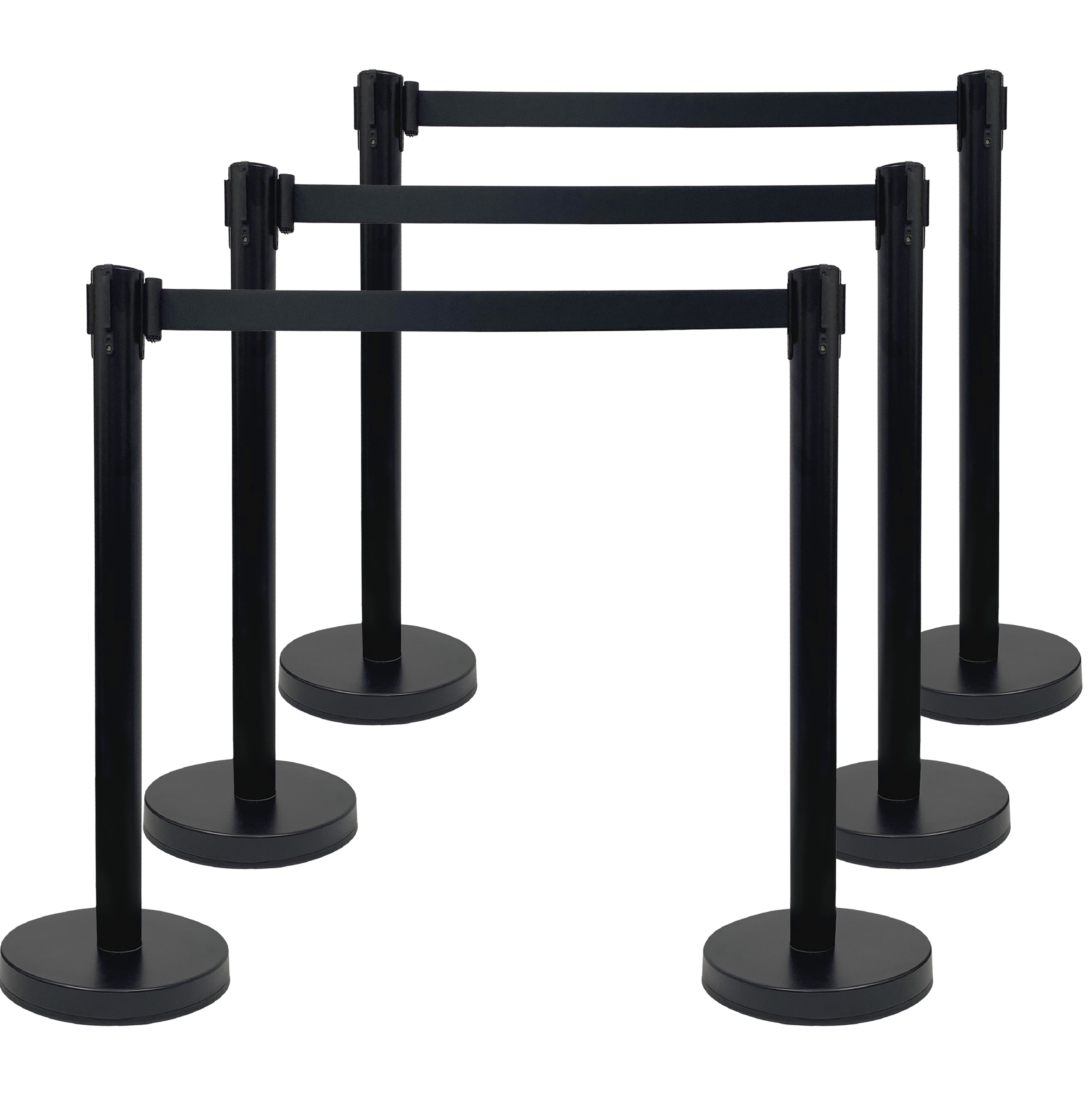 EasyGo Products Heavy Duty Crowd Control Barrier Stanchions – 36 Inches ...