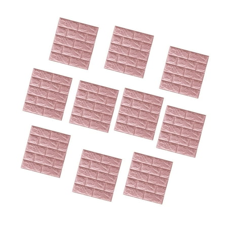 AMLESO 10 Pieces 3D Wall Panels Faux Bricks Wall Panels for Bedroom ...