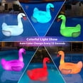 Big Swan Pool Floats Solar Powered Flamingo Pool Floats Adult w/LED ...