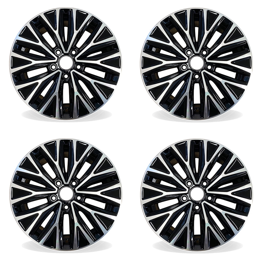 "Velospinner 16"" 16x6.5 Machined Black Alloy Wheel Set of 4 for ...