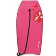 Goplus 41'' Super Lightweight Bodyboard Beach Surfing W/ Leash EPS Core ...