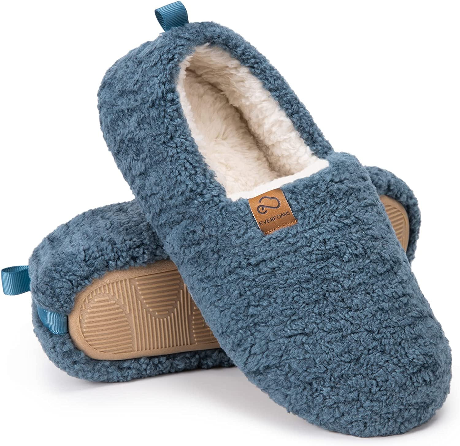 EverFoams Women's Shearling Memory Foam Full Slippers - Walmart.com EverFoams Women's Shearling Memory Foam Full Slippers - Walmart.com