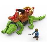 Imaginext Walking Croc & Pirate Hook Playset Toy Figures for Kids ...