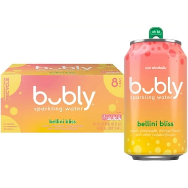 BUBBL'R Antioxidant Sparkling Water, Wild Cherry Chill'r, 12 fl oz, 6 Pack Cans - Walmart.com