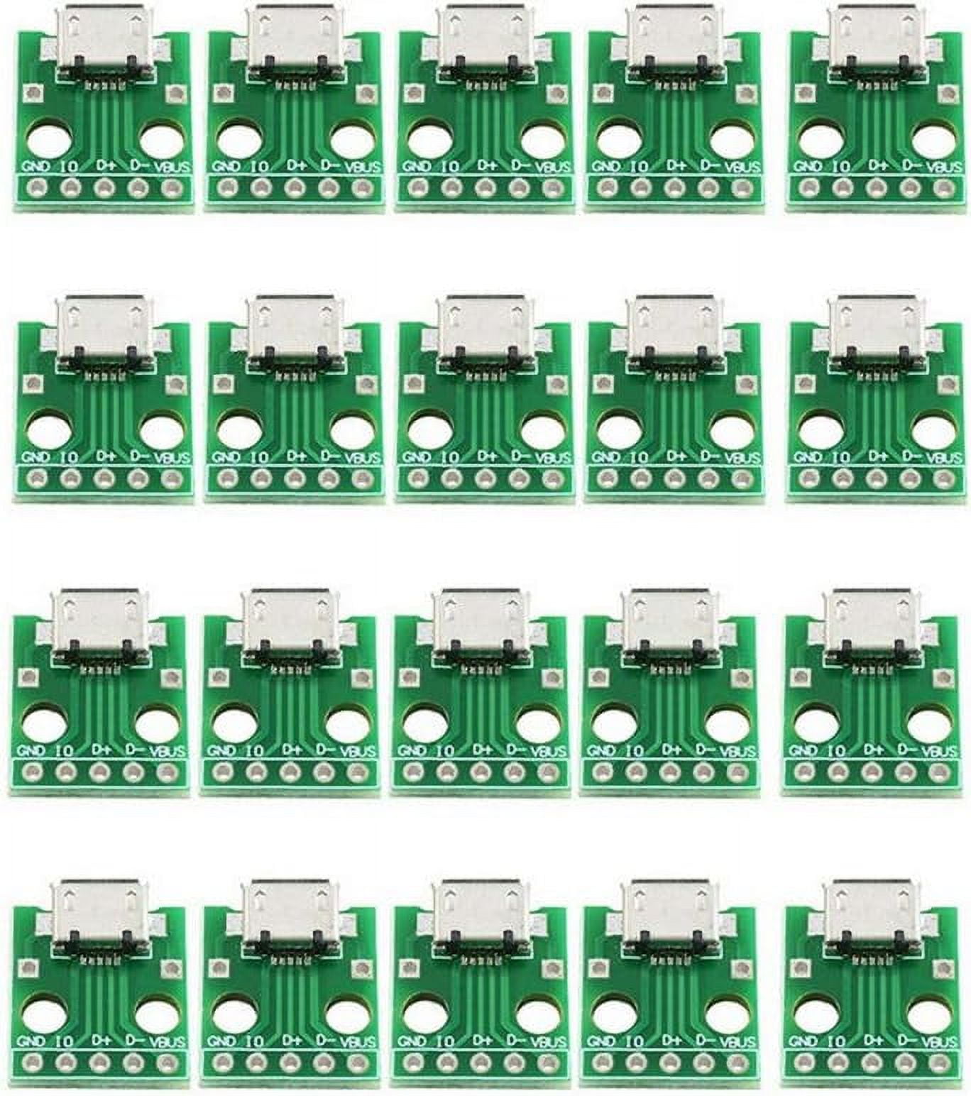 HWZWT Converter Plug Board Breadboard Switch Board MICRO Type PCB ...