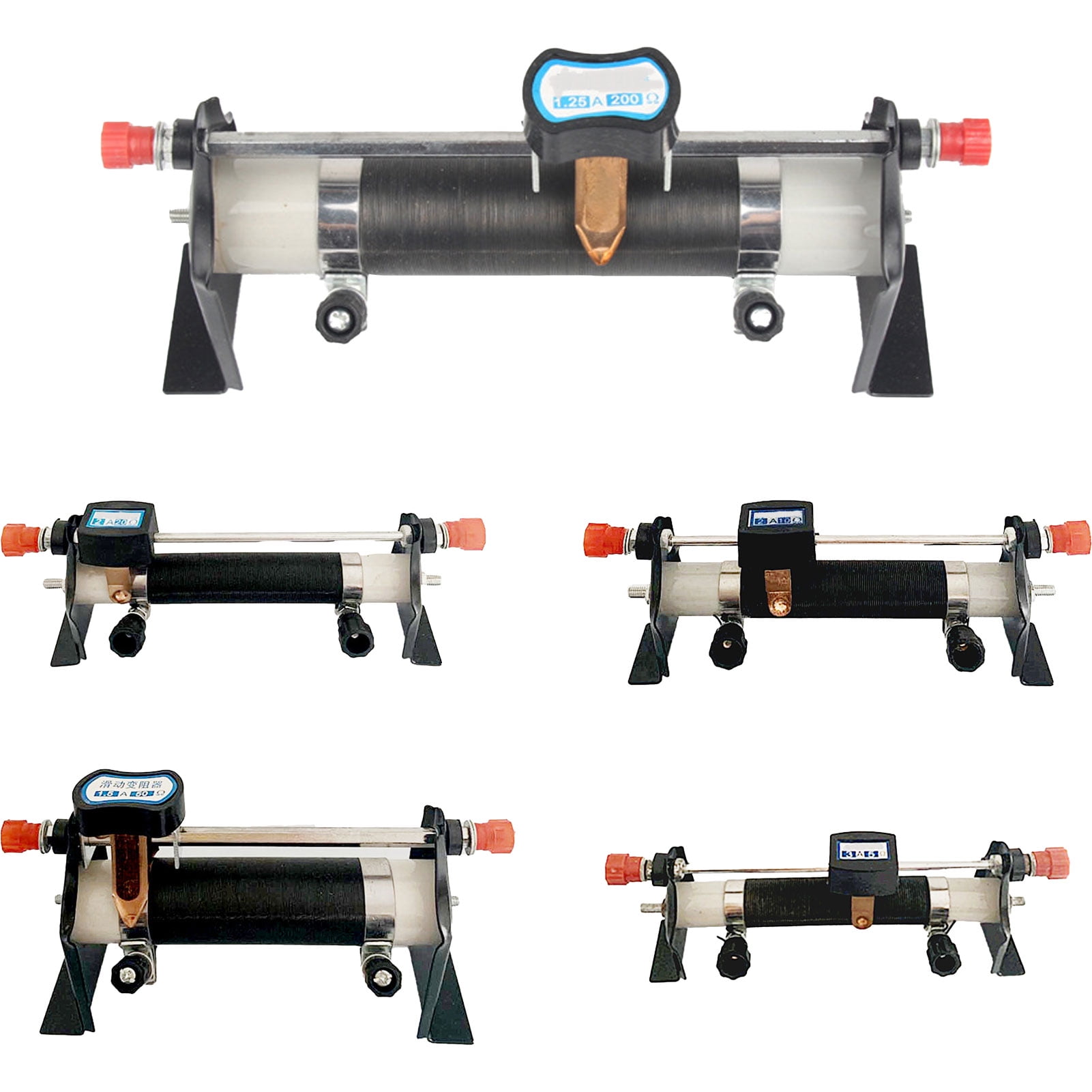 SPRING PARK Laboratory 5/10/20/50/200 Ohms Slide Rheostat Electrical ...