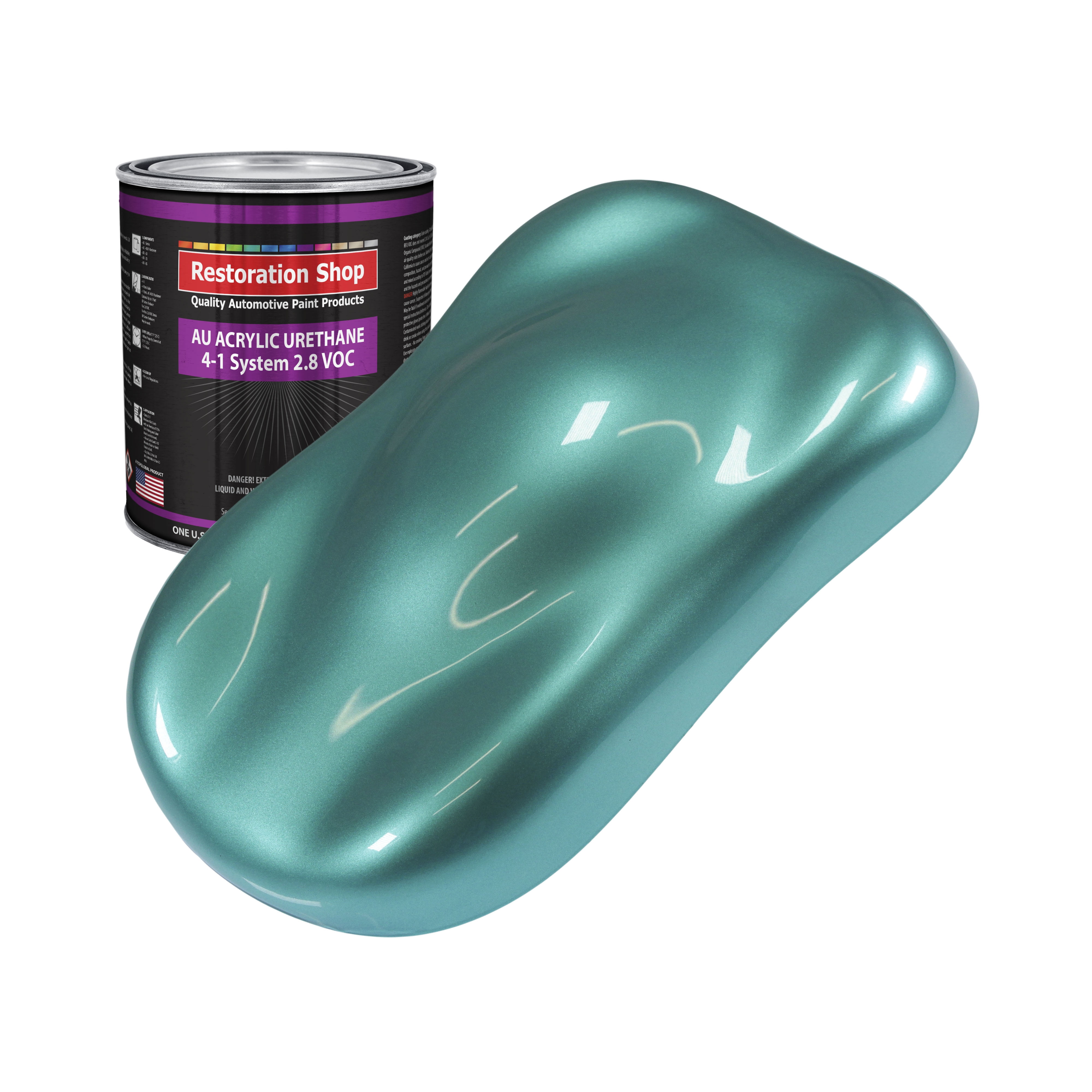 Restoration Shop Gulfstream Aqua Metallic Acrylic Urethane Auto Paint ...