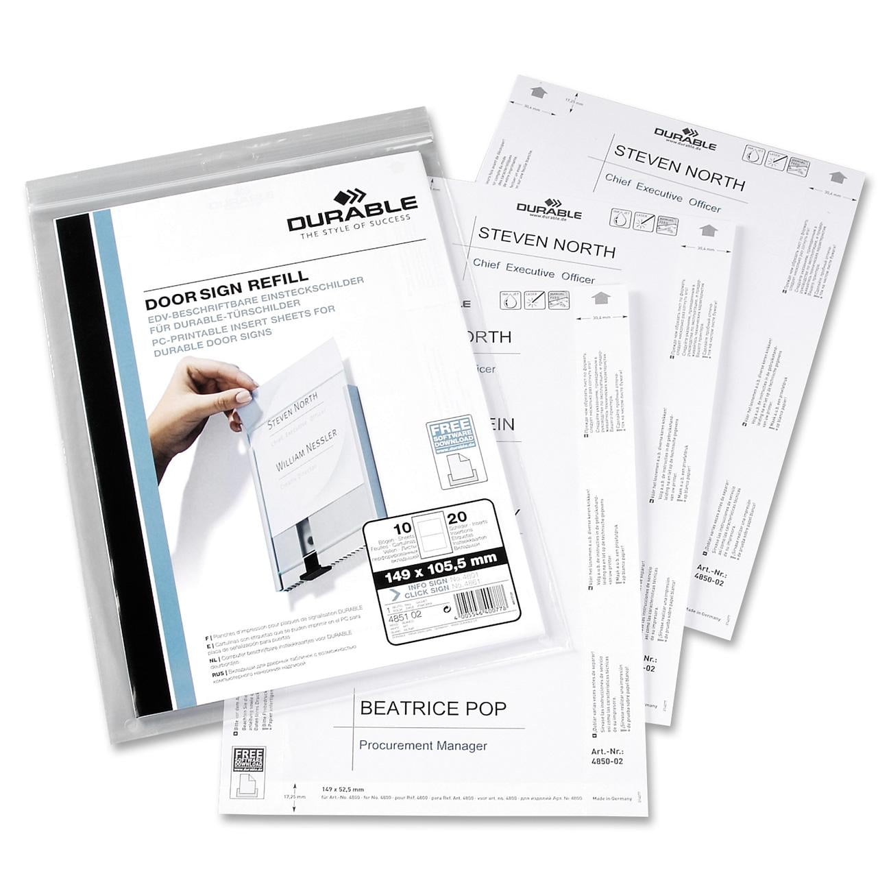 Durable Replacement Paper Inserts - Walmart.com
