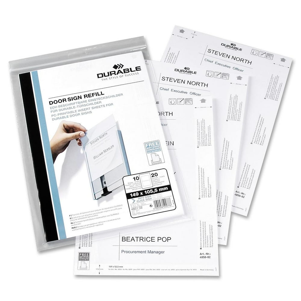Durable Replacement Paper Inserts - Walmart.com - Walmart.com