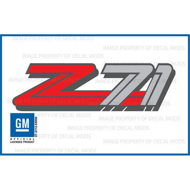 Decal Mods Z71 Decals Stickers fits Chevy Silverado / GMC Sierra - F ...