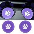 Car Water Cup Holder Pad Paw Pattern Embeded Non Slip Mat Automotive ...