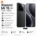 Xiaomi Mi 15 5G 512GB ROM 12GB RAM Dual SIM GSM Unlocked - Black ...