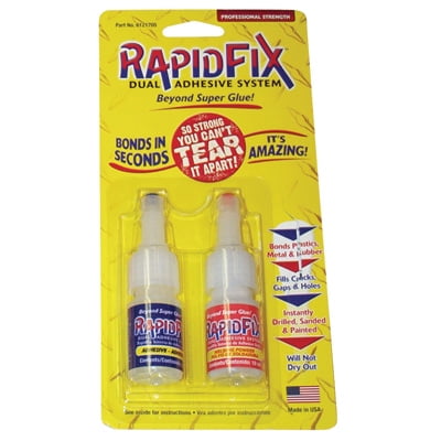 Rapidfix 6121705 Dual Adhesive System 1/2oz - Walmart.com