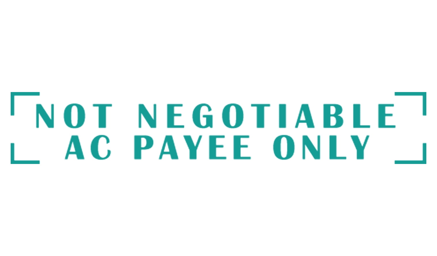 Printtoo Not Negotiable Ac Payee Only Self Inking Rubber Stamp Pre ...
