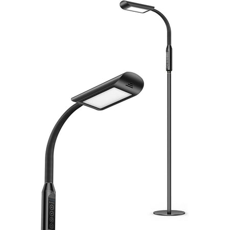 LED Floor Lamp 2000 Lux & 60,000 Hours Lifespan, Dimmable Standing ...