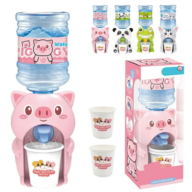 HAOAN Mini Water Dispenser for Kids Lovely Pig Water Machine Funny ...