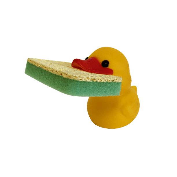 Dependable Industries Duck Shape Novelty Kitchen Sponge Holder and ...