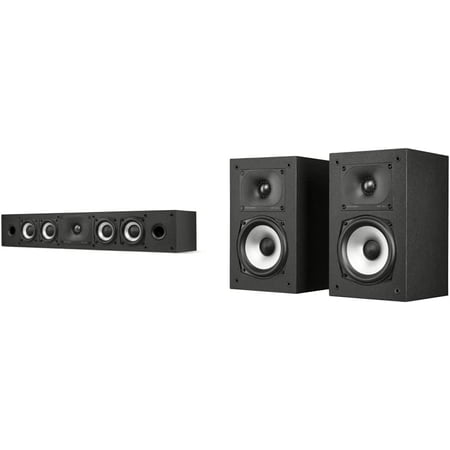 Polk Monitor XT35 Slim Center Channel Speaker - Hi-Res Audio Certified ...