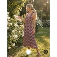 DARING DIVA Women's Halter Sleeveless A-line Maxi Floral Print Casual ...