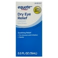 (2 pack) Equate Dry Eye Relief Lubricant Eye Drops, 0.5 fl oz - Walmart.com